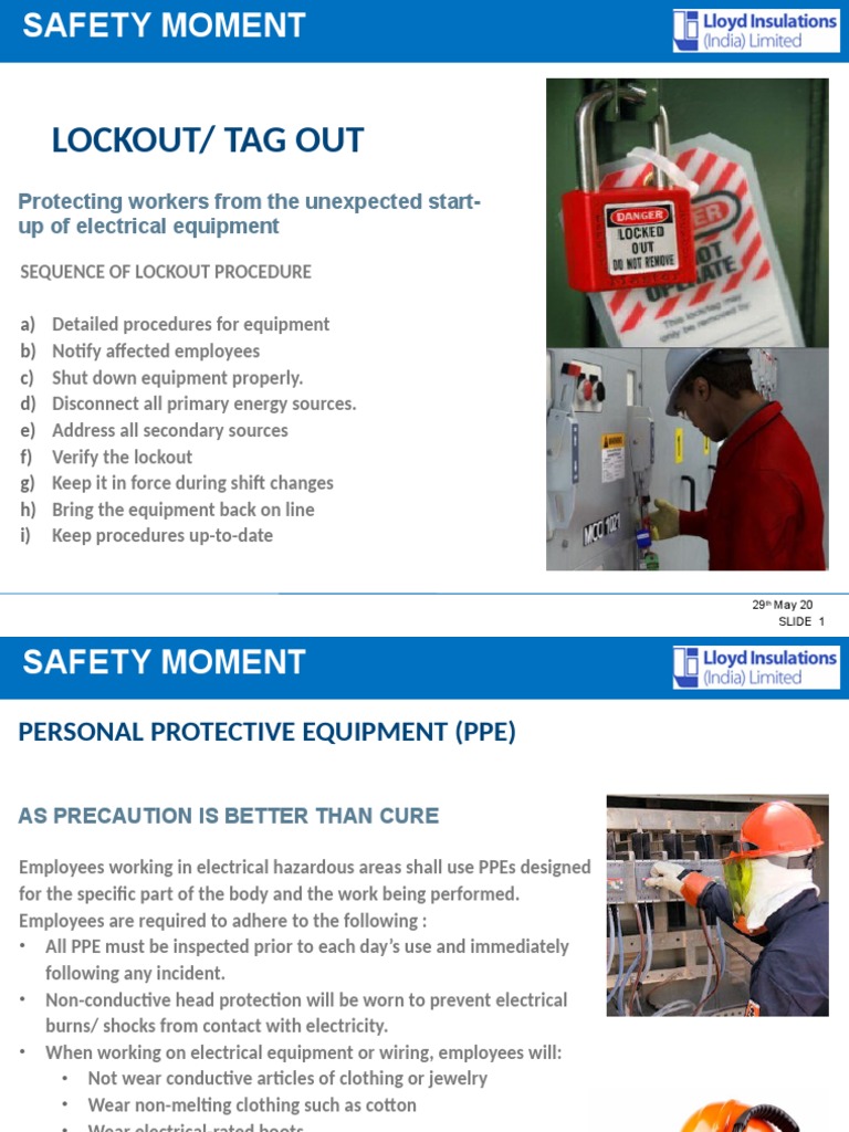 Safety Moment Slides | PDF