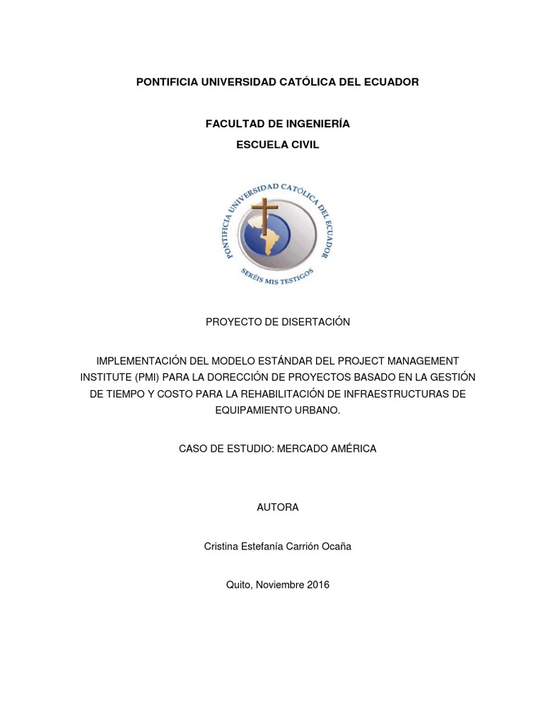 Implementación Del Modelo Estándar Del Project Management Institute ...