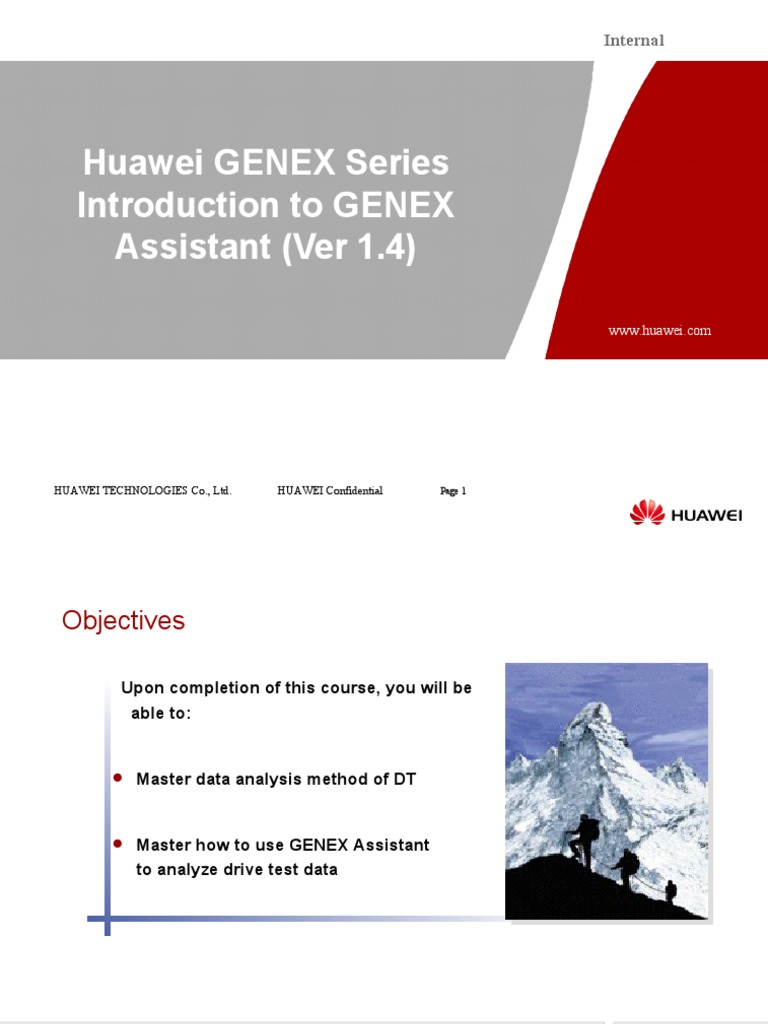 Huawei GENEX Assistant Overview | PDF | High Speed Packet Access | Data ...