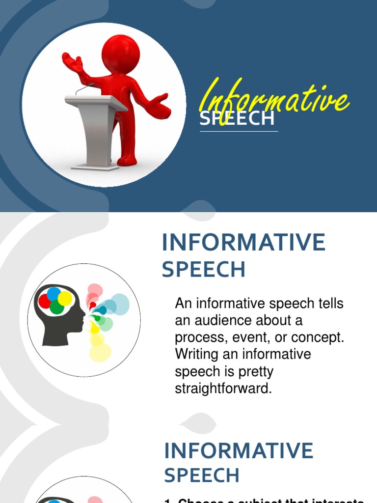 Informative vs. Persuasive Speech Guide | PDF | Essays | Argument