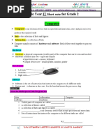 ICT Grade 3 Exam | PDF | Input/Output | Computer File