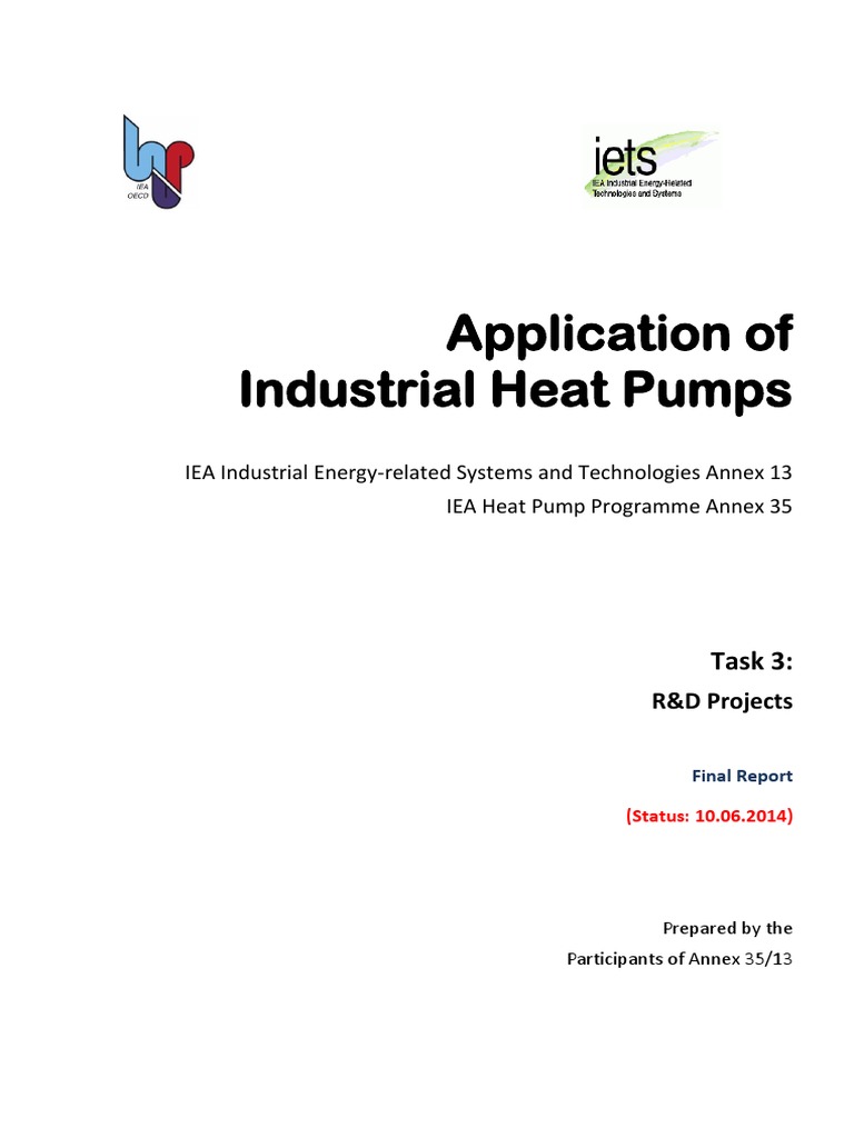 Annex Xiii Part D | PDF | Heat Pump | Engineering Thermodynamics
