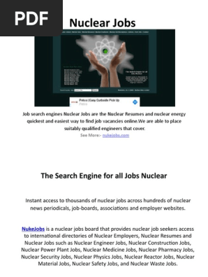 Jobs For Nuclear Physicist