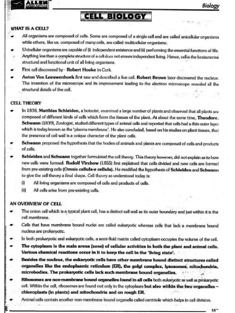 Cell Biology PDF | PDF | Business | Computers