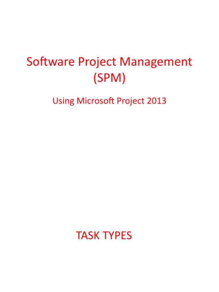 Lesson 7C SPM Task Types | PDF | Calendar | Time