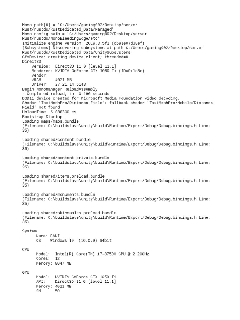 Output Rust Steam | PDF | Computing Platforms | Ibm Pc Compatibles