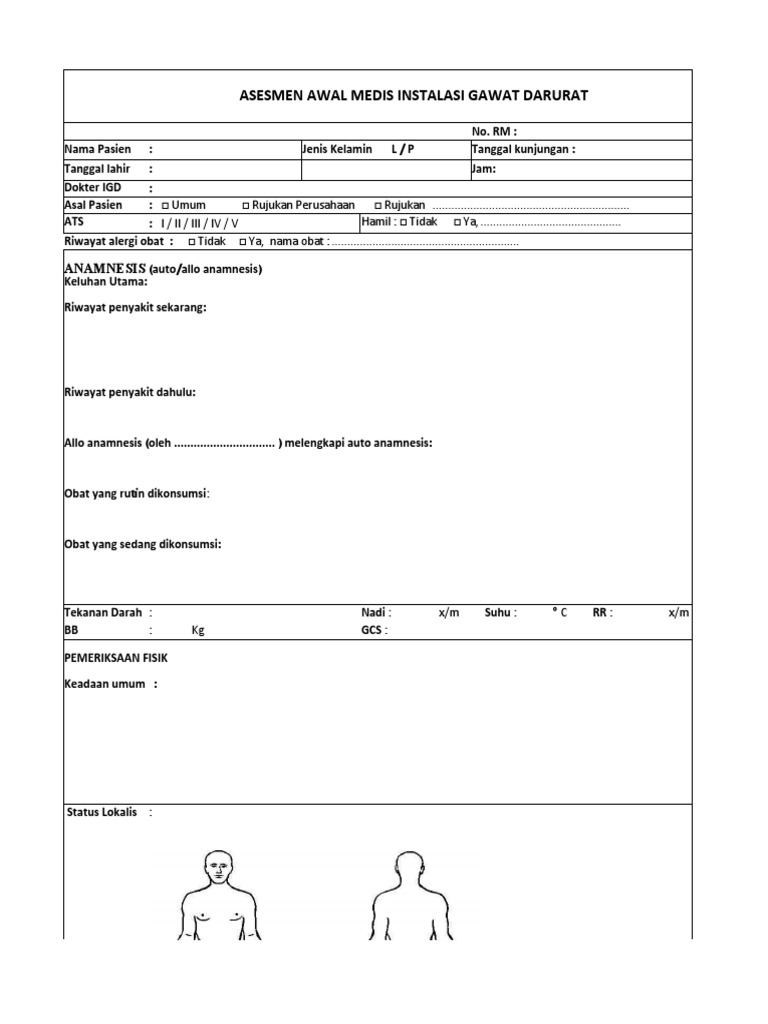 Asesmen Awal IGD | PDF