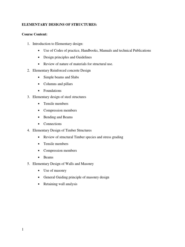 Elementary Design of Structures 2015 | PDF | Beam (Structure ...