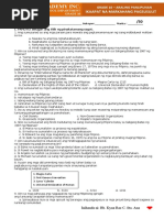 4th Periodical Exam in AP 10 | PDF