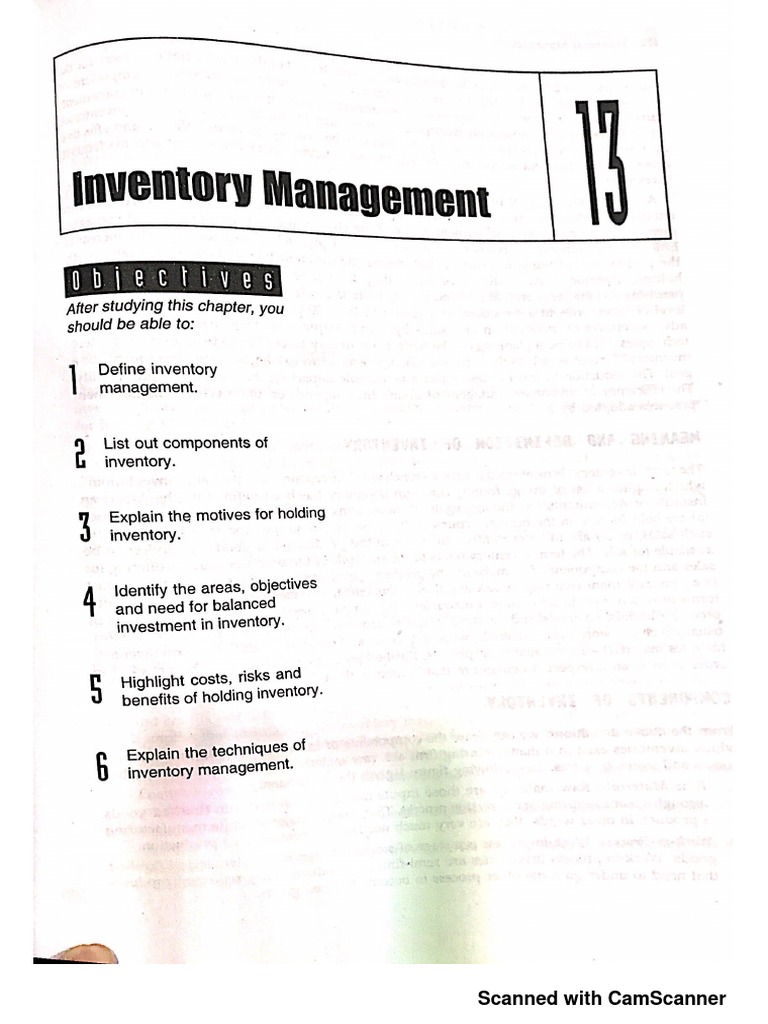 Inventory Management | PDF
