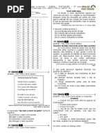 Simulado 03 (L. P - 3º Ano) - Blog Do Prof. Warles | PDF