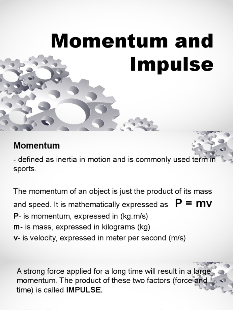 Understanding the Relationship Between Momentum and Impulse | PDF ...