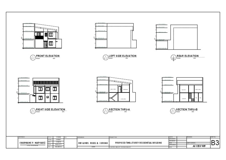 Sample Architectural Plan 3 | PDF | Buildings And Structures | City Of ...