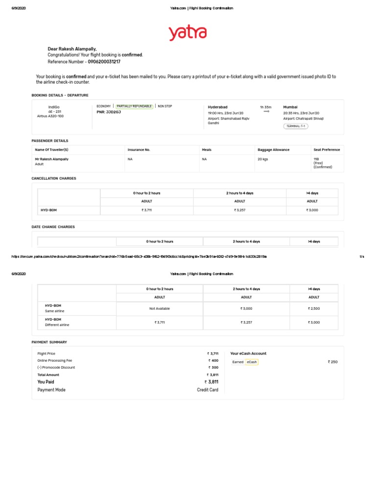 Flight Booking Confirmation PDF | PDF | Aviation | Transport