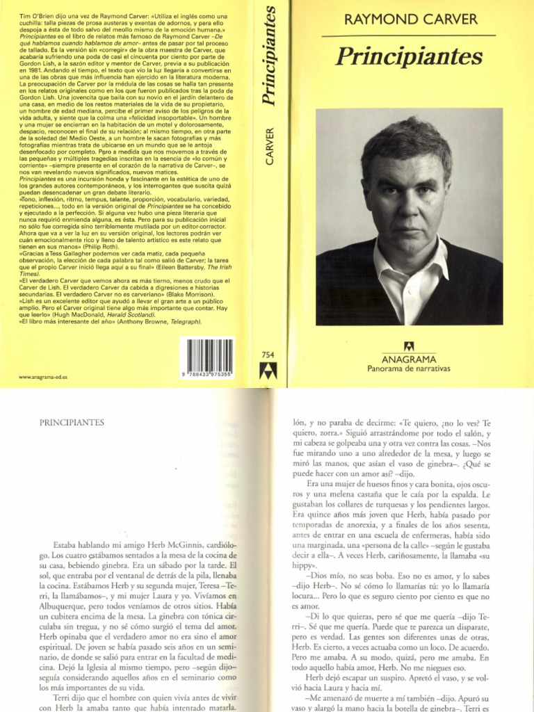 14 Principiantes Raymond Carver PDF | PDF