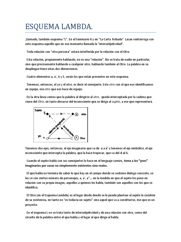 Esquema Lambda | PDF