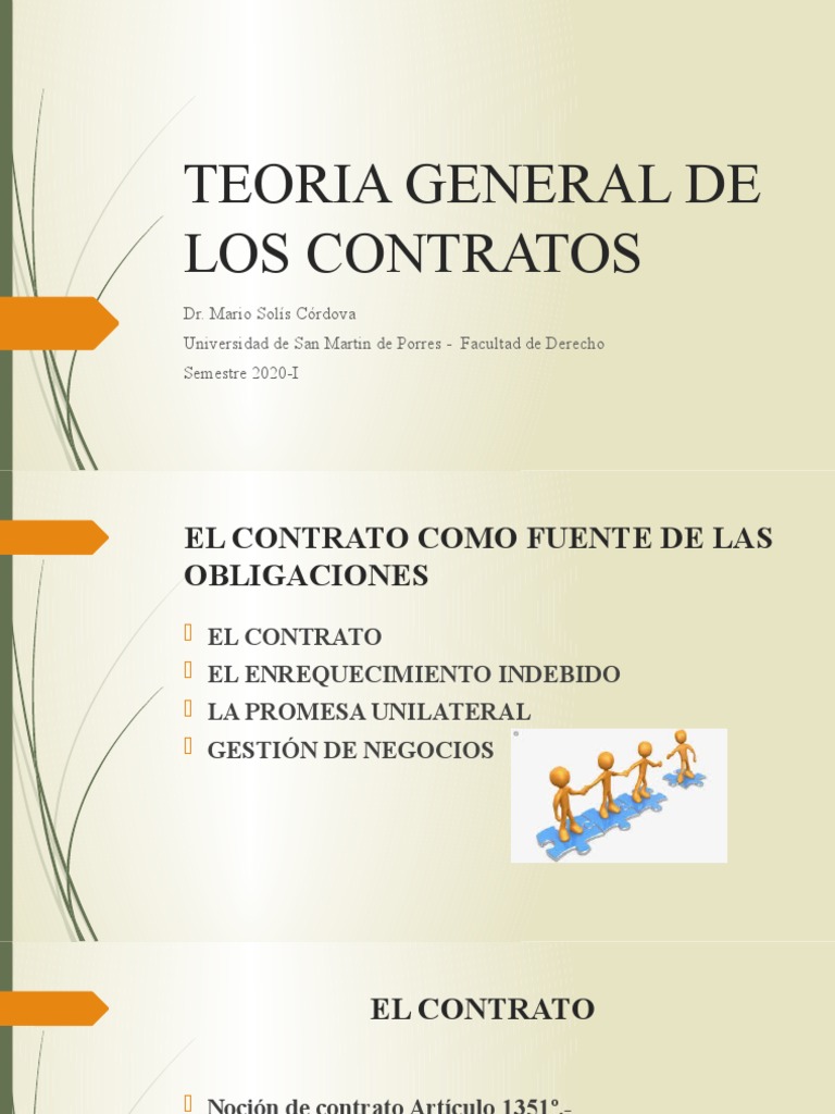 Contratos Parte General Usmp | PDF | Derecho privado | Virtud