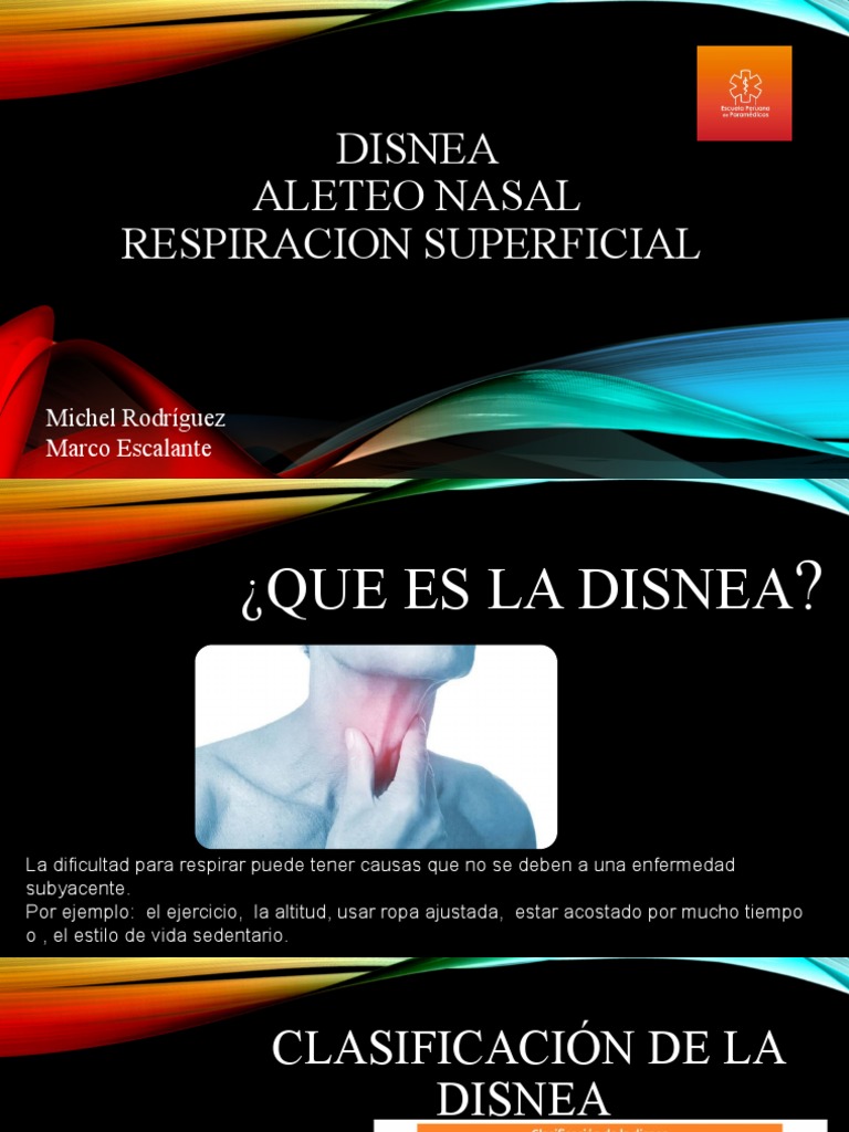 Disnea | PDF | Pulmón | Respiración