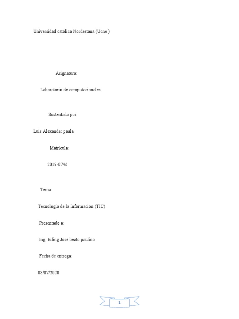 Universidad Católica Nordestana | PDF | Tecnologías de la información ...