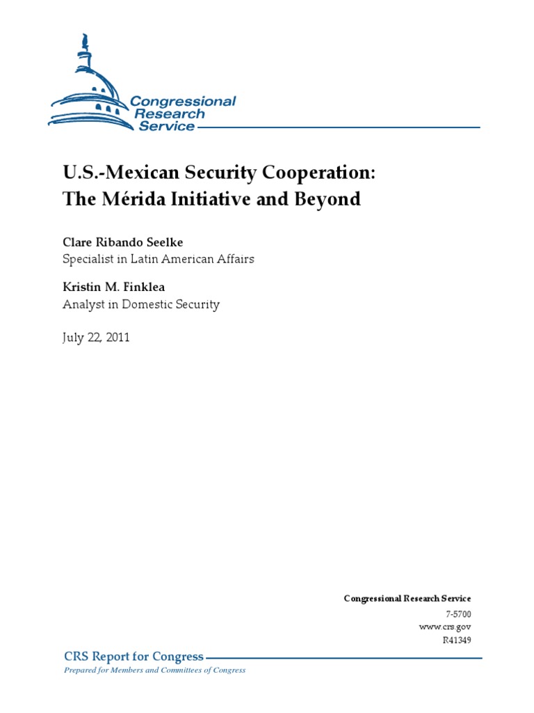 US - MX Merida Initiative Report | PDF | Illegal Drug Trade | Organized ...