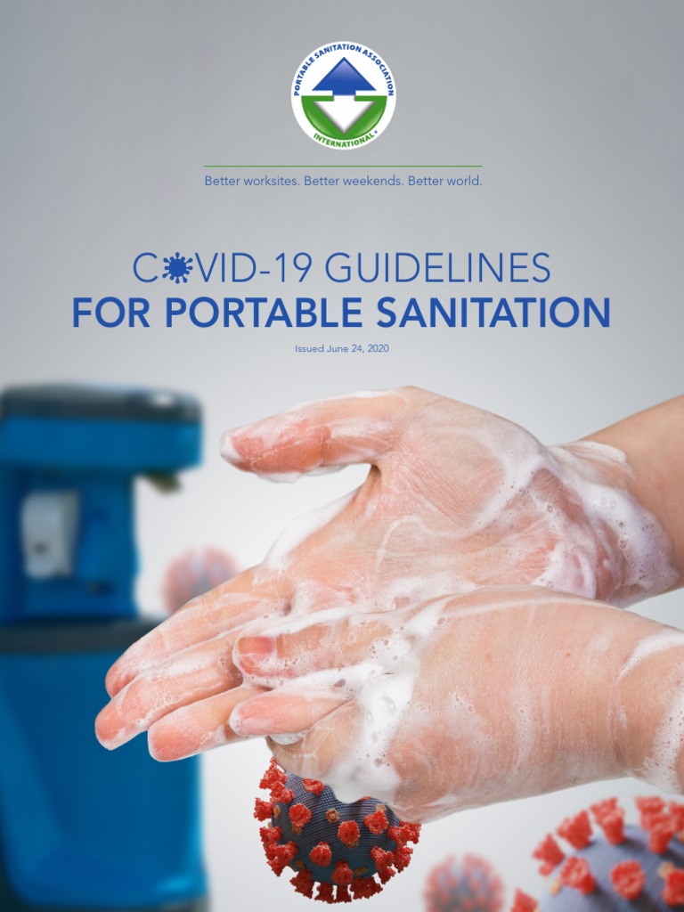 C Vid-19 Guidelines: For Portable Sanitation | PDF | Wash | Hand Washing
