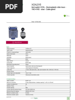 XCKJ167 Limit Switch Data Sheet | PDF | Technology & Engineering