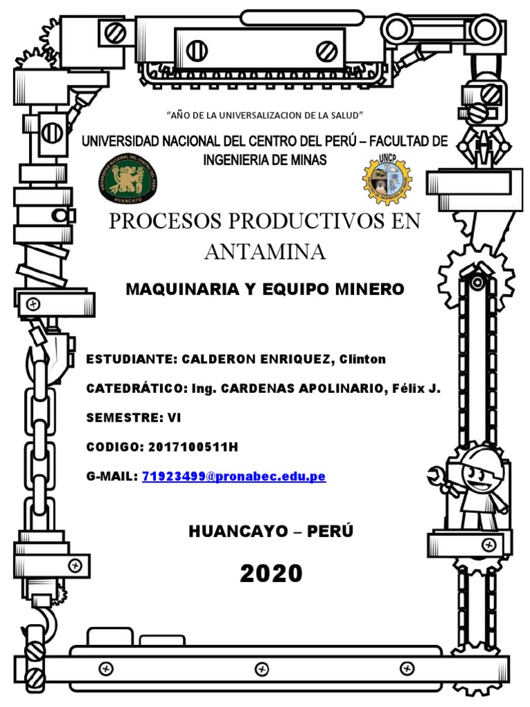 Procesos Productivos en Antamina | PDF | Materiales | Naturaleza