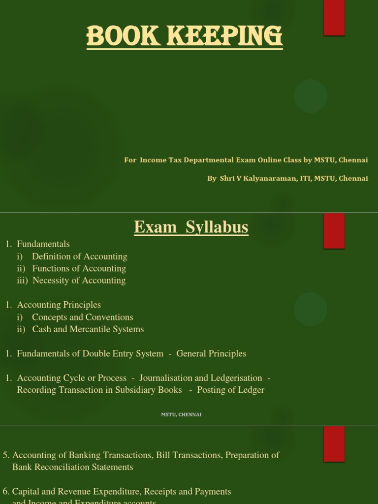 Book Keeping PDF | PDF | Debits And Credits | Bookkeeping