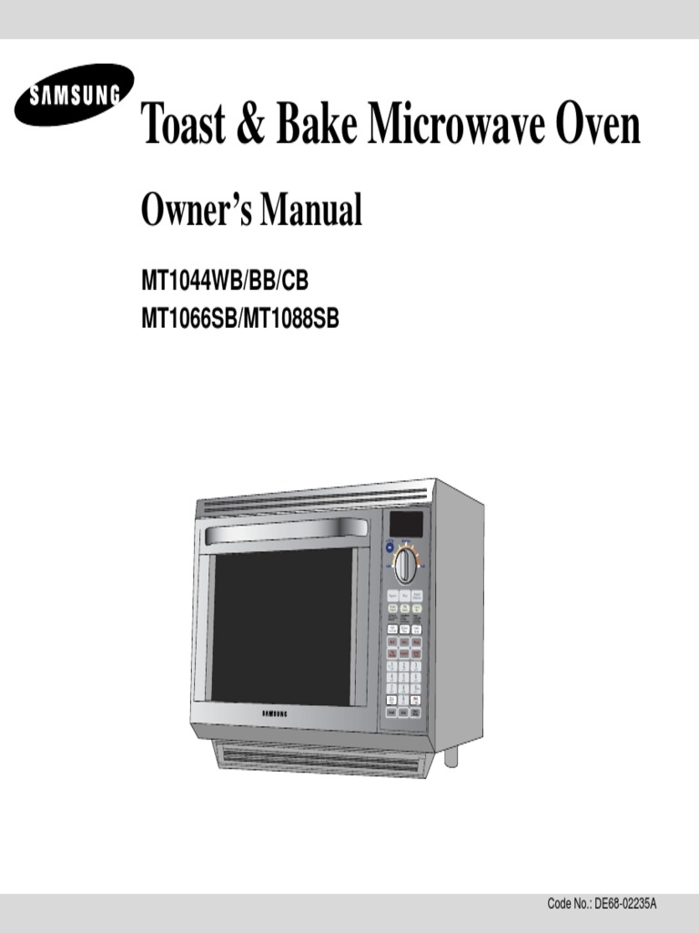 Toast & Bake Microwave Oven: Owner's Manual | PDF | Oven | Grilling