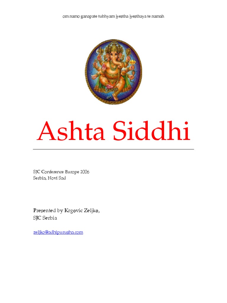 Ashta Siddhi | PDF