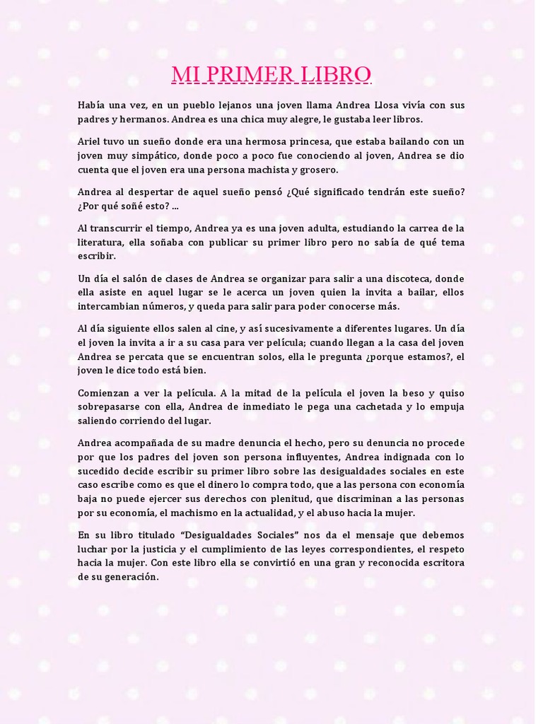 Mi Primer Libro | PDF