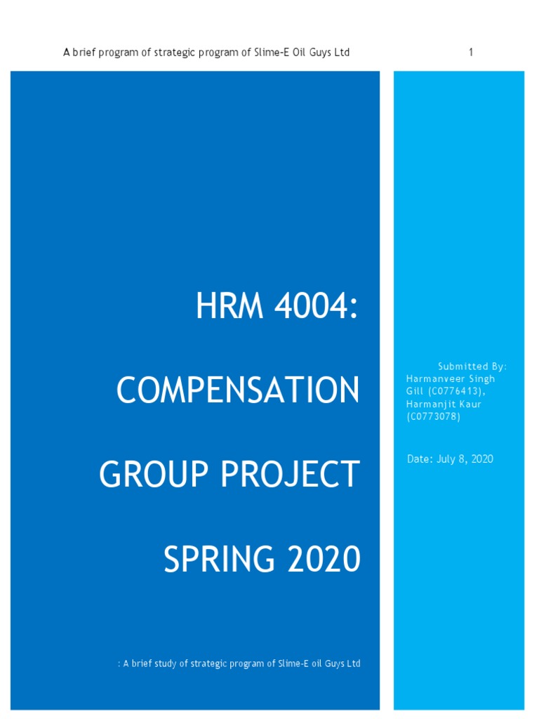 Compensation Project 1 | PDF | Wage | Employment