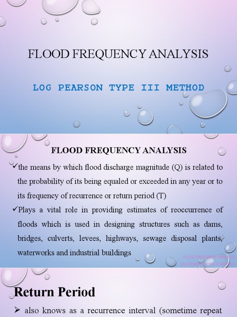 Flood Frequency Analysis | PDF | Flood | Logarithm