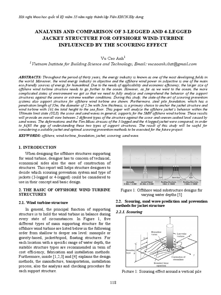 Analysis and Comparison of 3-Legged and 4-Legged Jacket Structures For ...
