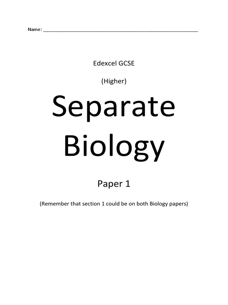 A Concise Guide to the Key Concepts Covered on the Edexcel GCSE Higher ...