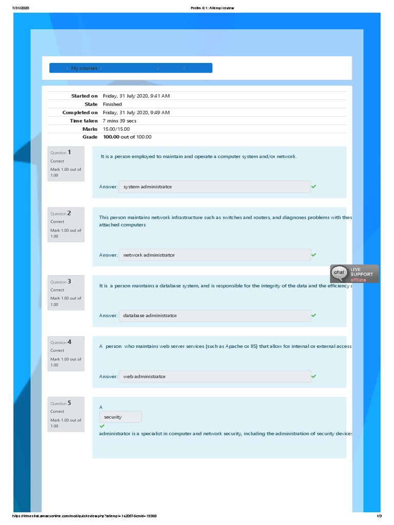 Prelim Q1 - System Admin. & Maintenance | PDF | Linux Distribution ...