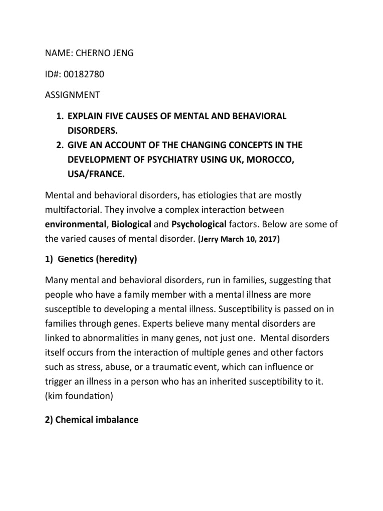Jerry March 10, 2017 | PDF | Mental Disorder | Psychiatry