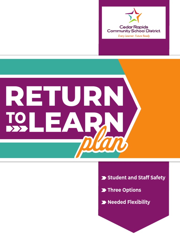 Return Learn: Student and Staff Safety Three Options Needed Flexibility ...