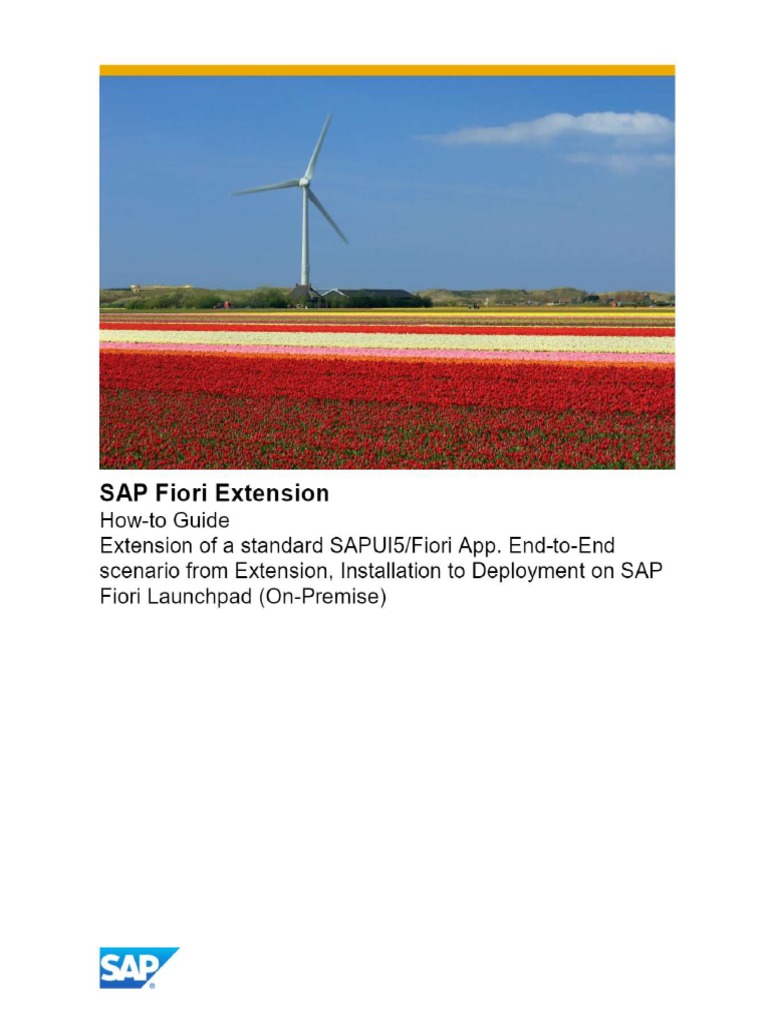 SAP Fiori Extension PDF | PDF
