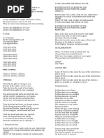 Liturgy For Graduation | PDF | Mass (Liturgy) | Eucharist