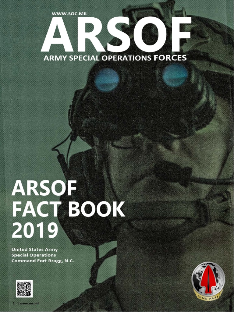 Arsof Fact Book 201 9: Army Special Operations Forces | PDF | Special ...
