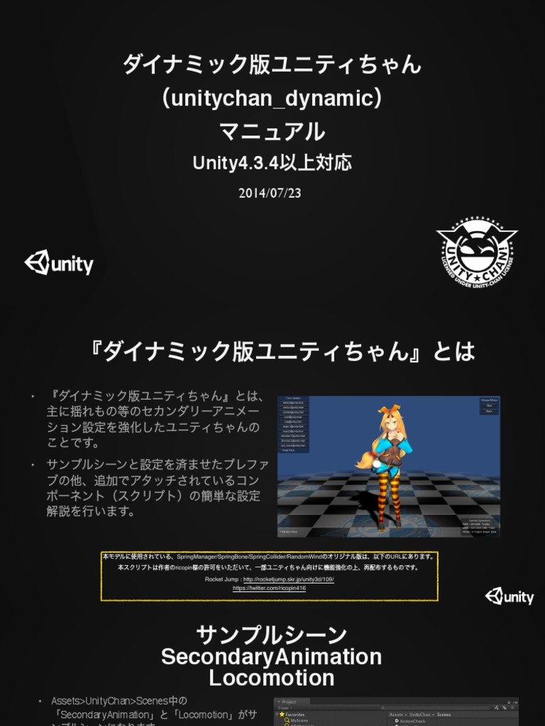 Unitychan - Dynamic Documentation | PDF