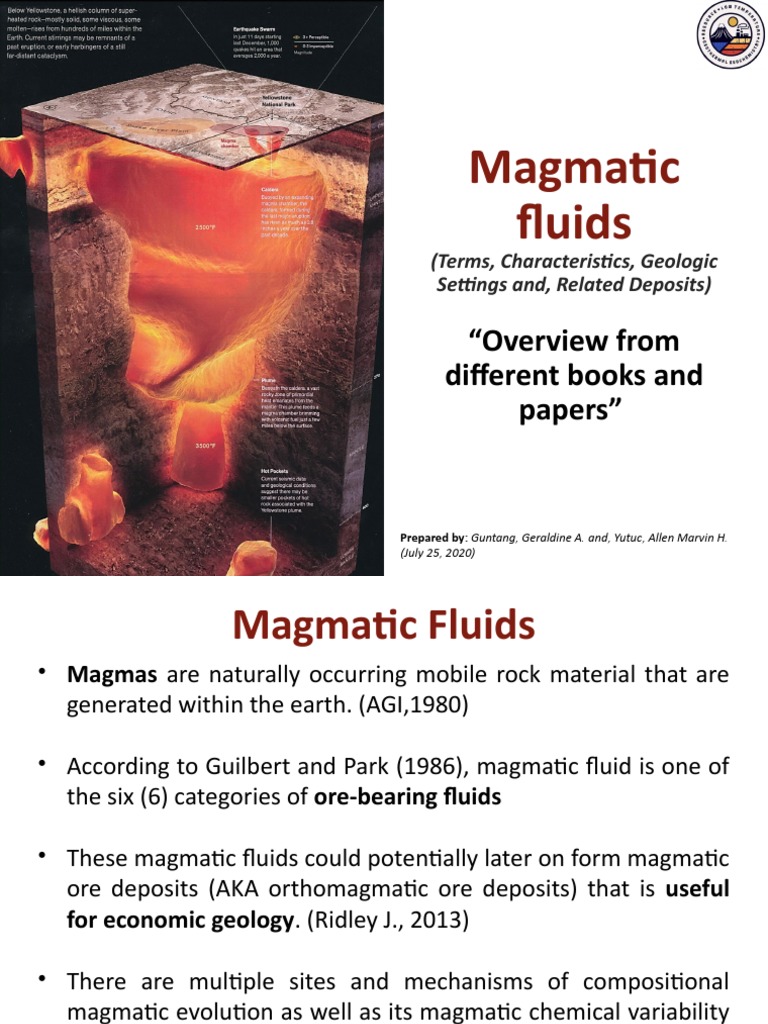 Magmatic Fluids: "Overview From Different Books and Papers" | PDF ...