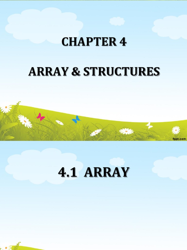 Array Programming Pdf Array Data Structure Computer Programming 2151