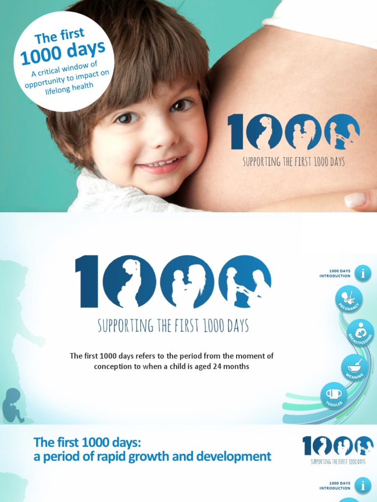 1st 1000 Days PDF | PDF | Breast Milk | Breastfeeding