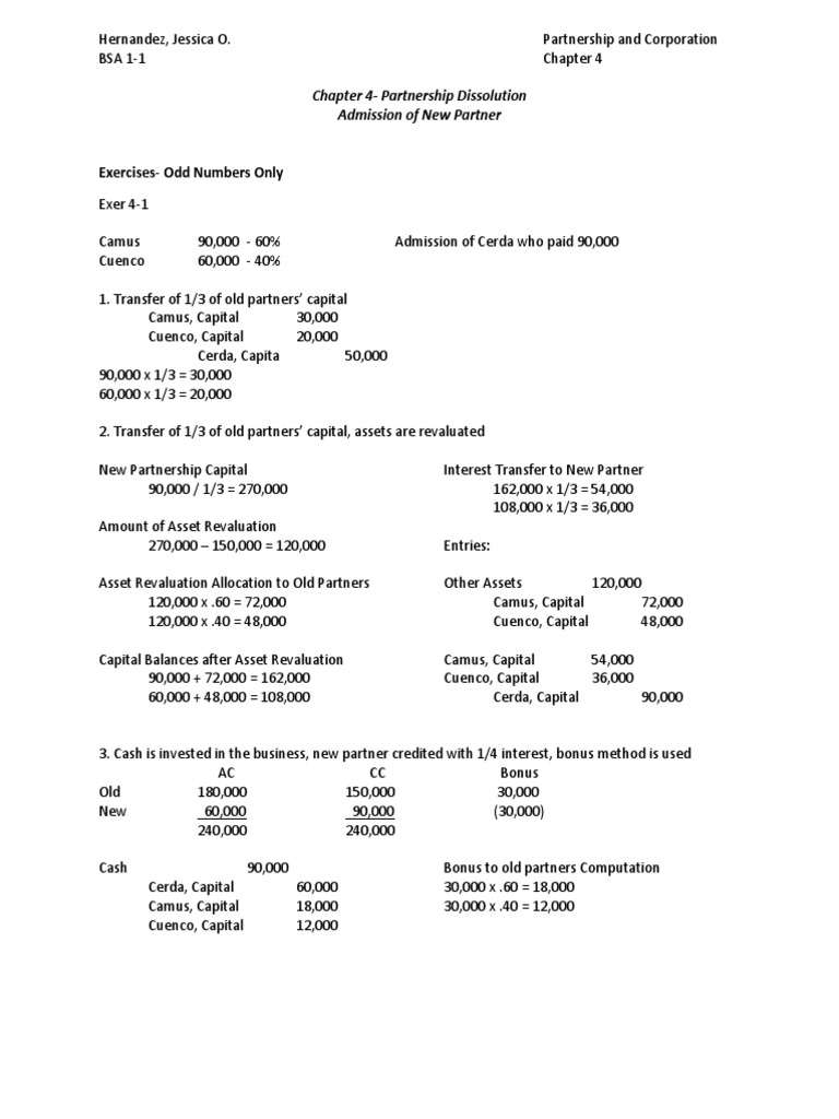 ParCor Chapter 4 - Hernandez - BSA 1-1 PDF | PDF