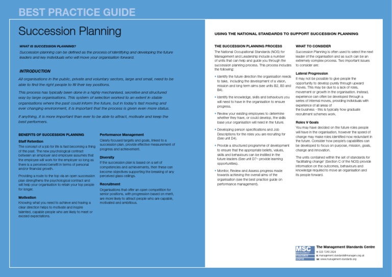 Effective Succession Planning Strategies | PDF | Succession Planning ...