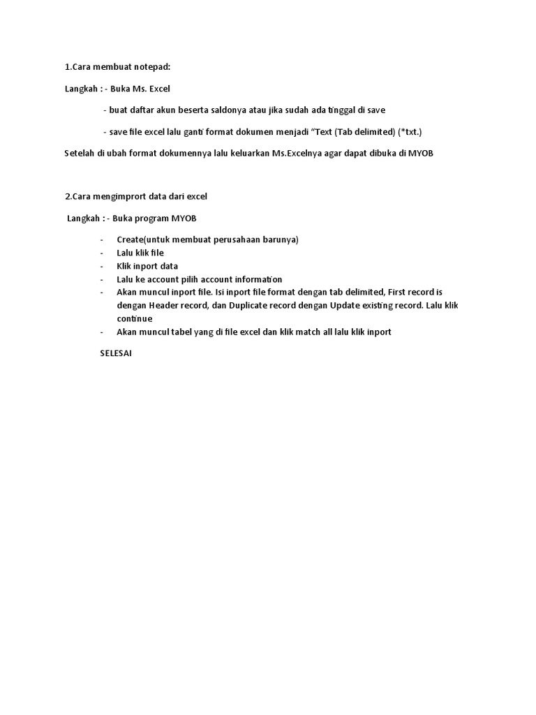 Notepad Dan Import | PDF