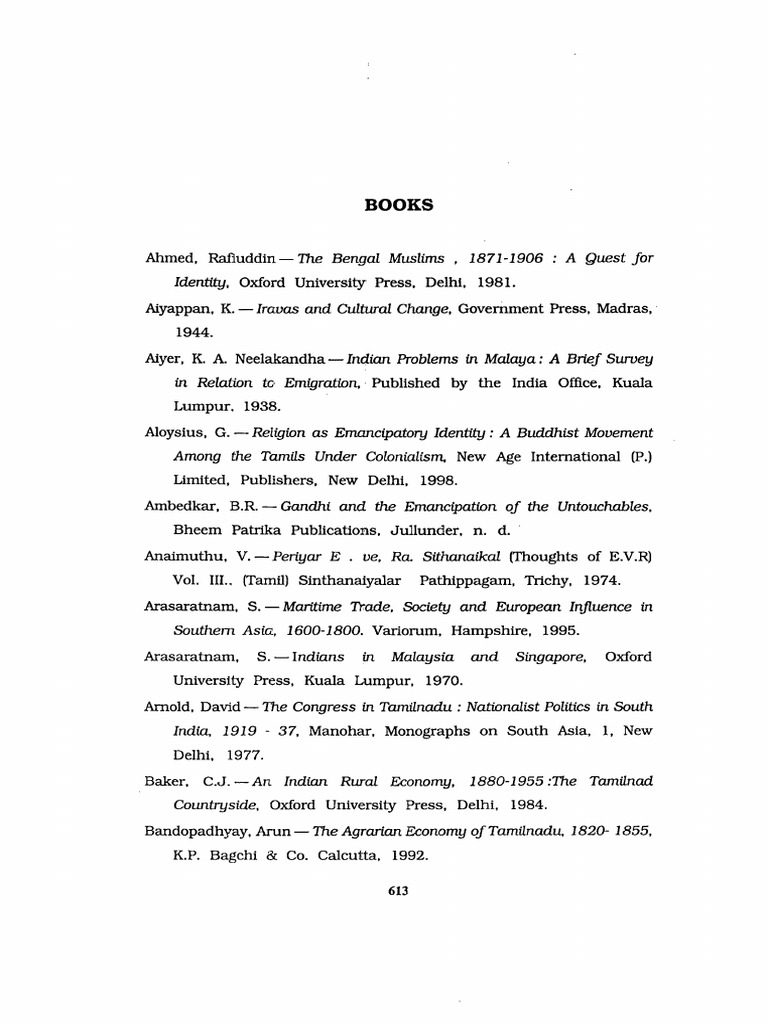 Books | PDF | Dalit | Tamil Nadu