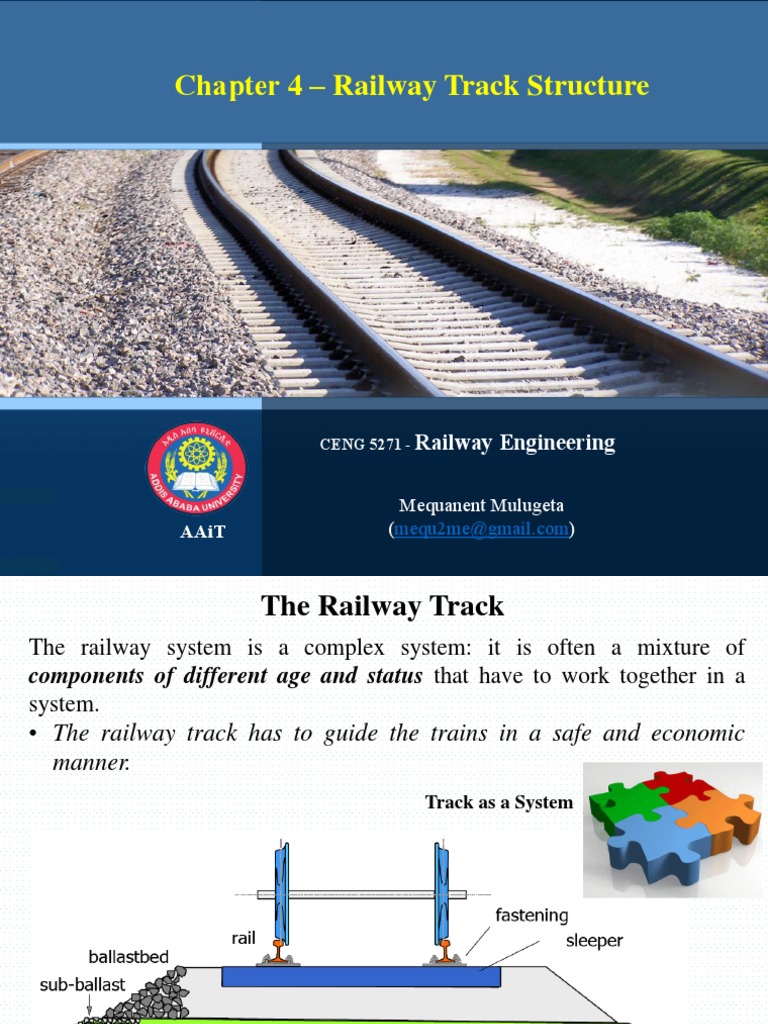 Chapter 4 - Railway Track Structure | Download Free PDF | Track (Rail ...